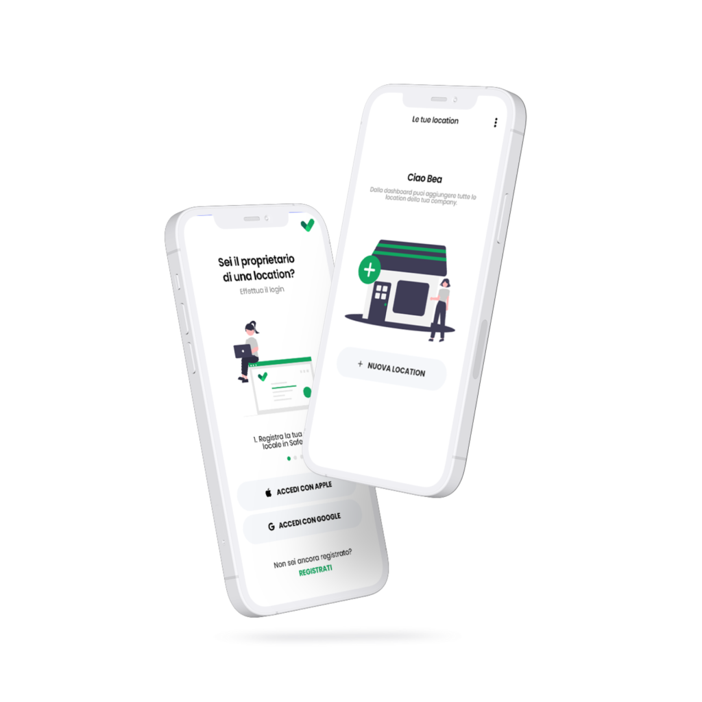 Safe Check-in - sistema controllo accessi app per aziende #1