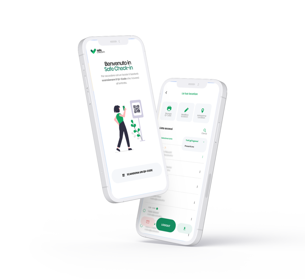 Safe Check-in - sistema controllo accessi app per aziende #1